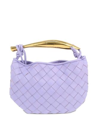 Bottega Veneta petit sac &agrave; main Sardine - Violet