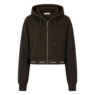 Calvin Klein Jeans LS Terry Hoodie - - Sweatshirts & Hoodies - Damen - Braun - M