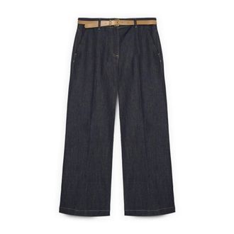 Fiorella Rubino Damen, Jeans, Blau, XLGr&ouml;&szlig;e
