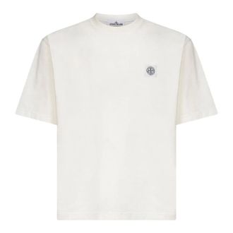 Stone Island Herren, Oberteile, Weiß, LGröße