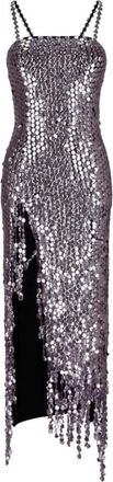 The Attico Femme, Robes, Violet, Taille: 36 FR Avery Midi Dress