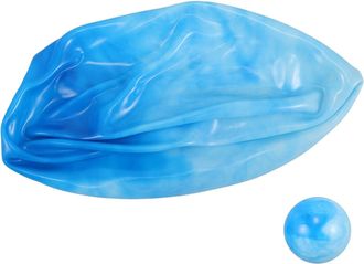Hemobllo Mikikit Pilates Gymnastikball Klein 25cm Rutschfester Stabilit&auml;tsball aus PVC Leichter Fitnessball f&uuml;r Core Training und Dehn&uuml;bungen Fitnesszubeh&ouml;r f&uuml;