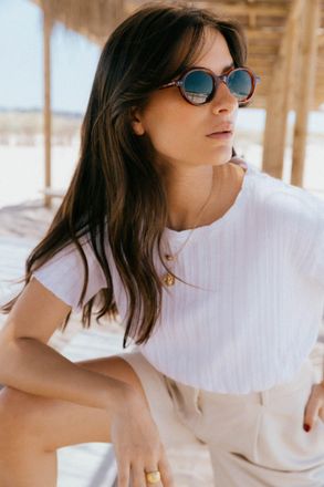 N&auml;z Damen vegan T-Shirt Dawn Wei&Atilde;Y