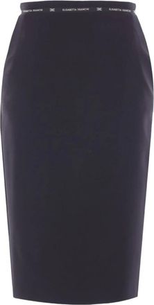 Elisabetta Franchi Damen, Röcke, Schwarzk, LGröße