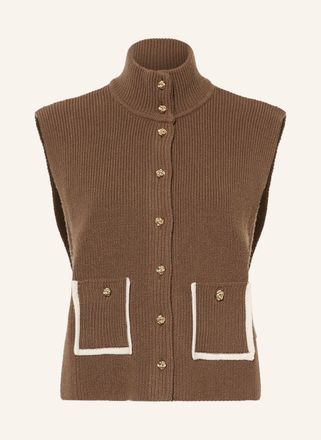 Sandro Sandro Strickweste beige