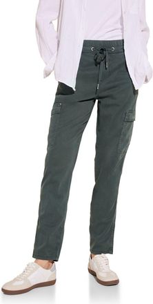 Street One Street One Damen A377448 Cargo Hose Joggpants, Marshy Green, 34W EU