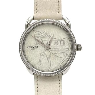 Herm&egrave;s Montre Pre-owned - Femme - Pre-owned - Blanc - Taille: ONE Size