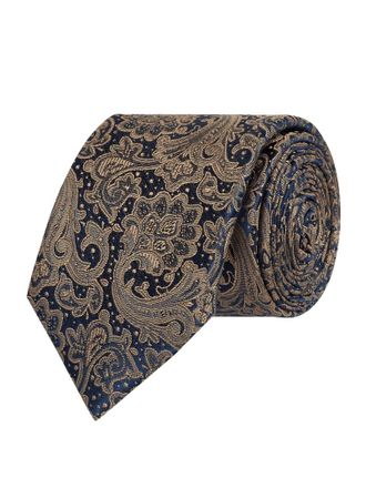 Monti Seidenkrawatte mit Paisley-Muster