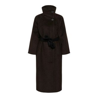 Inwear G&uuml;rtelmantel - - Coats - Damen - Braun - 2XL