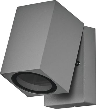 Osram ENDURA Classic Cube ADJ WALL Au&szlig;en-Wandleuchte, silber, GU10-Sockel (max 35W), kann mit einfacher oder smarter Lampe best&uuml;ckt werden, ausrichtbarer Le