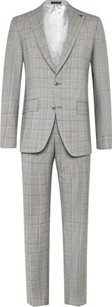 Sartoria Latorre Anzug aus Schurwolle mit Glencheck-Muster in