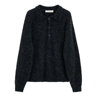 Sunflower Mohair Polo - - Knitwear - Herren - Grau - L