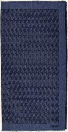 Fendi Tuch In Jeansoptik blau