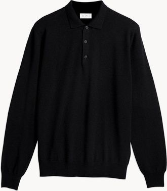 Kujten Polo cachemire avec boutons - Polo Daniel M