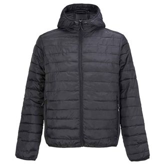 SOLS Stream Steppjacke mit Kapuze für Herren (Schwarz)
