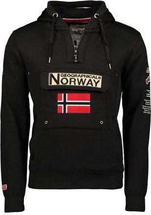 Geographical Norway Kapuzenpullover Gymclass by leyoley mit großer Bauchtasche und warmer Kapuze