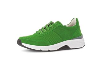 Gabor Low-Top Damen Sneaker 66.897 - Damen Schuhe mit Herausnehmbares Wechselfußbett für Einlagen - Frauen Halbschuhe - Verde 34