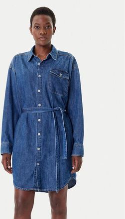 G-Star Jeanskleid D26814-D252 Dunkelblau Regular Fit