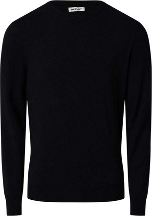 Replay Pullover f&uuml;r Herren, Rundhalsausschnitt, Baumwollmischung (Blau)