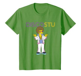 The Simpsons Disco Stu with Name in Lights T-Shirt