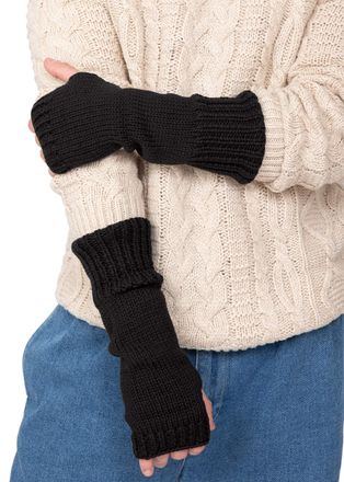 Likemary Handschuhe Herren Winter Fingerlose Winterhandschuhe f&uuml;r M&auml;nner aus 100% Merinowolle Handw&auml;rmer f&uuml;r H&auml;nde Halbfingerhandschuhe Ethisch handgefertigtes