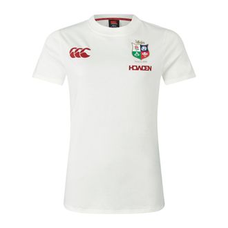 Canterbury Of New Zealand Damen British and Irish Lions Cotton Jersey, Egret, 8