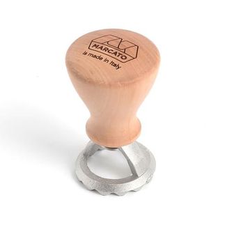 Marcato Marcato Ravioli- und Plätzchenausstecher, Ravioli-Macher, Plätzchenausstecher, Massivholz und Druckguss-Aluminium, Made in Italy, Runder Stempel 30 mm