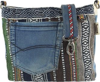 Sunsa Damen Taschen Umhängetasche Handtasche Canvas & Jeans. Große Boho Crossbody Tasche/bag Schultertasche, Geschenkideen für Frauen/Mädchen nachhaltige Pr