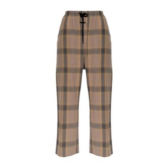 Fear of God Baumwoll-Karo-Hose - - Trousers - Damen - Braun - M