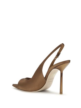Le Silla Womens Sandals Bella Silk Brown