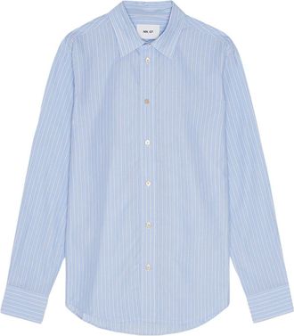 Nn.07 Gestreiftes Hemd - Blau