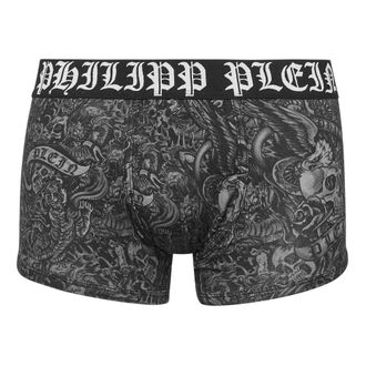 Philipp Plein Homme, Sous-v&ecirc;tements, Noir, Taille: 3XL Box Briefs Tattoo