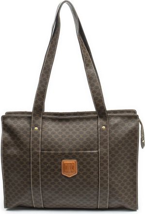 Celine Crossbody Bags - Large Square Zip Shopping Tote - Gr. unisize - in Braun - f&uuml;r Damen