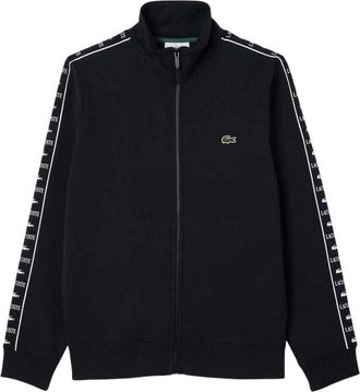 Lacoste Sweatshirt f&uuml;r Herren, Durchgehender Rei&szlig;verschluss (Schwarz)