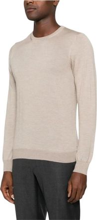 Tagliatore Homme, Pulls, Beige, Taille: 3XL Pull ras du cou