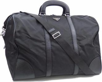 Prada unisex, Pre-owned, Noir, Taille: ONE Size Sac Week-End en Nylon Pre-owned