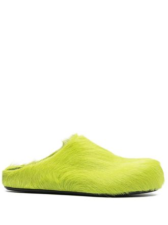 Marni chaussons Fussbet Sabot - Vert