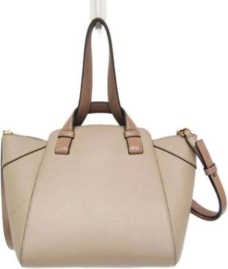 Loewe Pre-owned Cuir sacs-main - Femme - Pre-owned - Beige - Taille: ONE Size