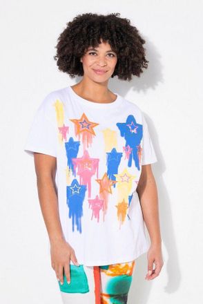 Angel Of Style T-Shirt T-Shirt Boxy Fit Sternen-Druck