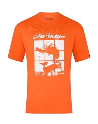 Castore Red Bull Racing F1 Team Max Verstappen Driver T-shirt à manches courtes Orange, Orange, XL