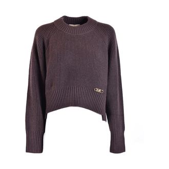 Michael Kors Rundhals-Strickware - - Knitwear - Damen - Braun - M