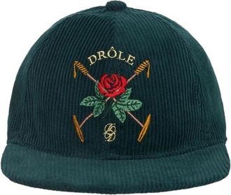 Dr&ocirc;le de Monsieur La Casquette Velours Dr&ocirc;le Rose - - Accessories - Herren - Gr&uuml;n - ONE SIZE