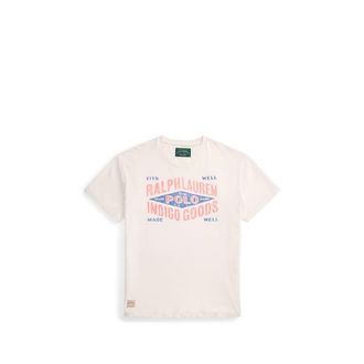 Polo Ralph Lauren T-shirt droit imprim&eacute; en coton