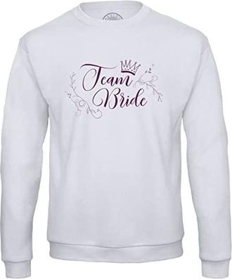 Fabulous Sweat Shirt Homme Team Bride Wedding Bride Calligraphy