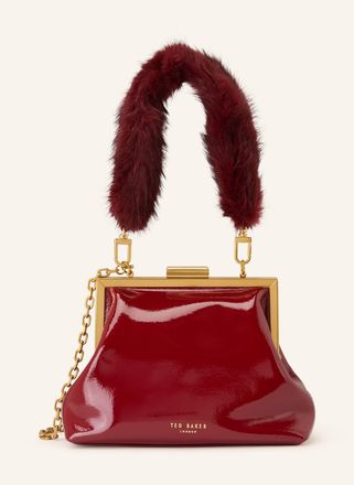 Ted Baker Handtasche Purcel Mit Kunstfell rot