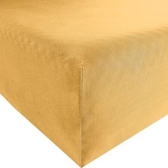 Bassetti Spannbettlaken Uni 196 ORO Baumwolle/Elastan, Maße: 90cm x 190cm, 100cm x 220cm, 9314073