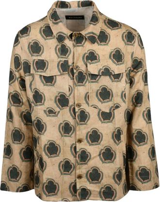 White Sand Homme, Chemises, Beige, Taille: L Blazer d&eacute;structur&eacute;