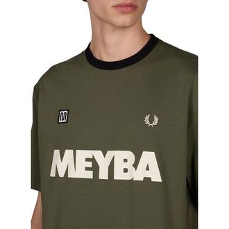 Fred Perry T-shirt &agrave; col rond contrastant en coton