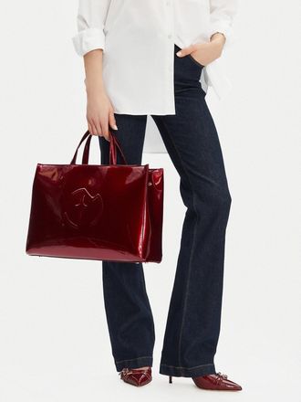 Eva Minge Handtasche Eva Minge R-01 Dunkelrot