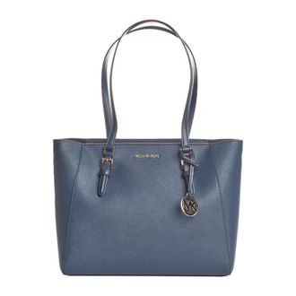 Michael Kors Convertible Leder-Shopper - - Bags - Damen - Blau - ONE SIZE
